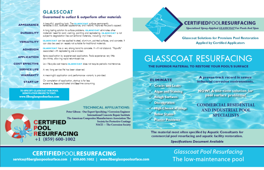 Brochure - Lexington, Kentucky Glasscoat Fiberglass Swimming Pool ... Brochure - Lexington, Kentucky Glasscoat Fiberglass Swimming Pool ...